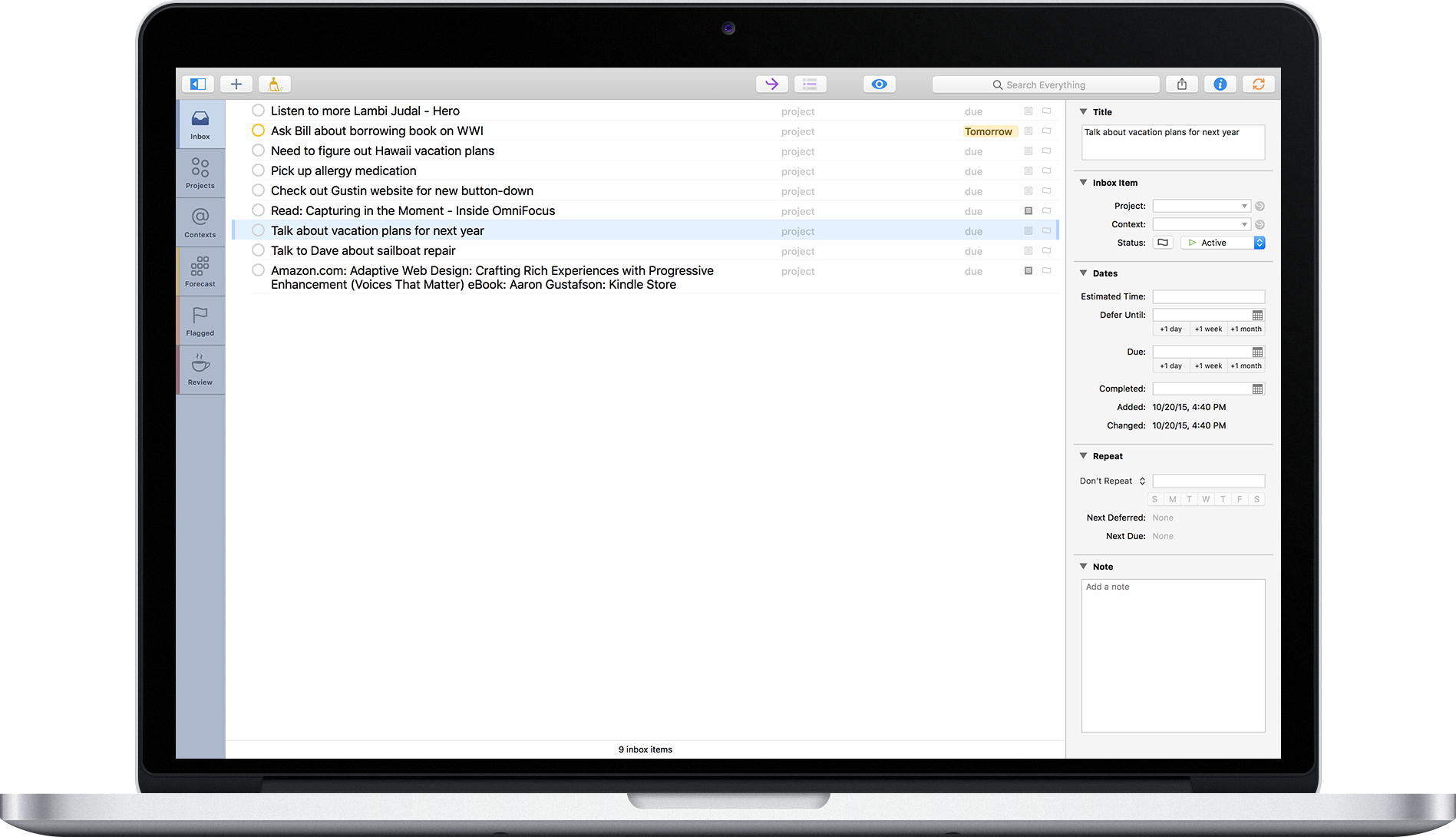 Omnifocus Task Management For Mac Ipad And Iphone The Omni Group